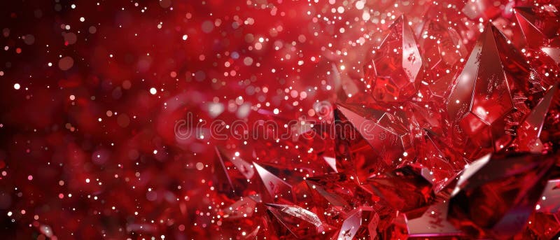 Vibrant Red Crystal Texture Background Stock Illustration ...