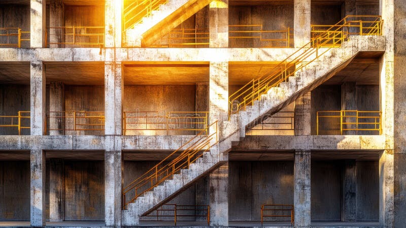 A Vibrant Red Fire Hydrant Stands Boldly in Front of a Sturdy Building ...