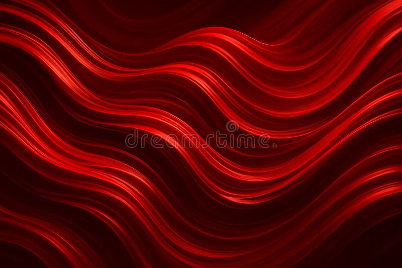 Vibrant Red Flowing Lines – Abstract Liquid Wave Texture Stock ...
