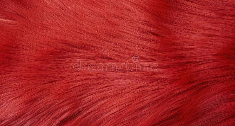 Vibrant red fur texture stock illustration. Illustration of ...