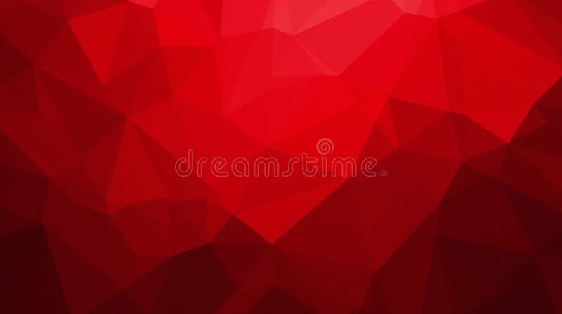 A Vibrant Red Geometric Pattern Fills the Frame Stock Illustration ...