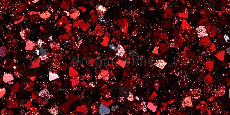 Vibrant Red Glimmering Texture with Sparkling Elements in Seamless ...