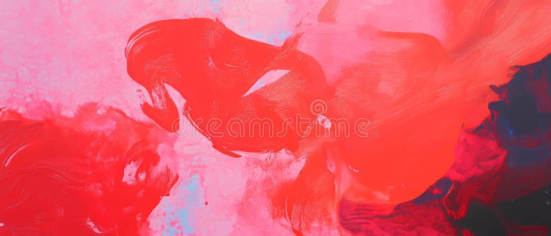 Vibrant Red Ink Texture with Even Distribution and Bright Color ...