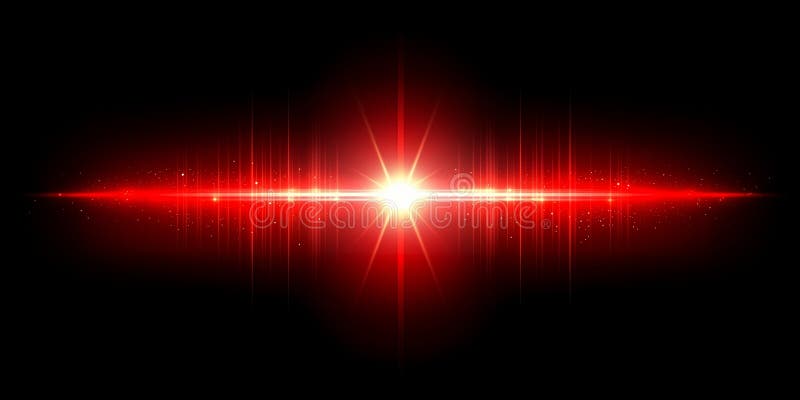 Vibrant Red Light Flare Effect Digital Background Shining Bright ...