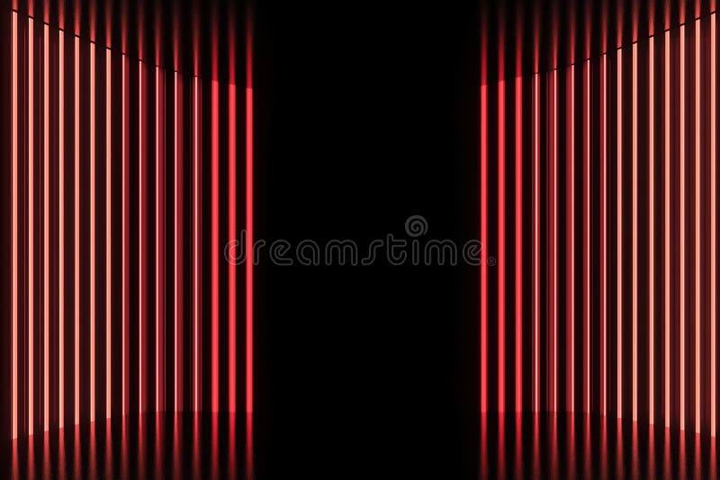 Vibrant Red Light Installation Creates a Mesmerizing Corridor Effect in ...