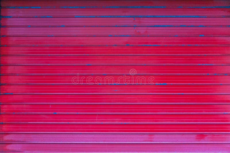 Vibrant Red Metal Shutter Texture Stock Image - Image of bold, colorful ...