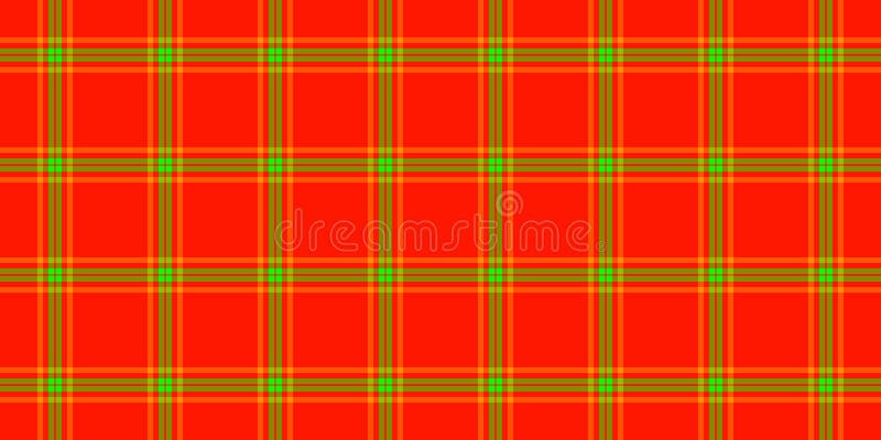 Vibrant Red, Orange, and Green Plaid Pattern. Perfect for Textile ...