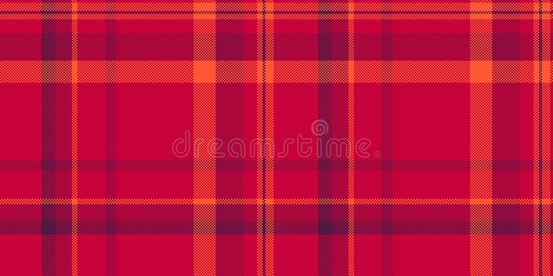 Vibrant Red and Orange Plaid Pattern. Perfect for Textile Design ...