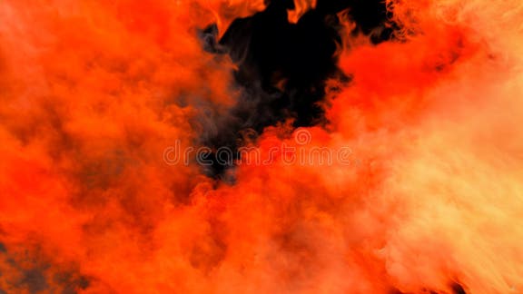 Vibrant Red and Orange Smoke Effect Creating an Intense and Dramatic ...