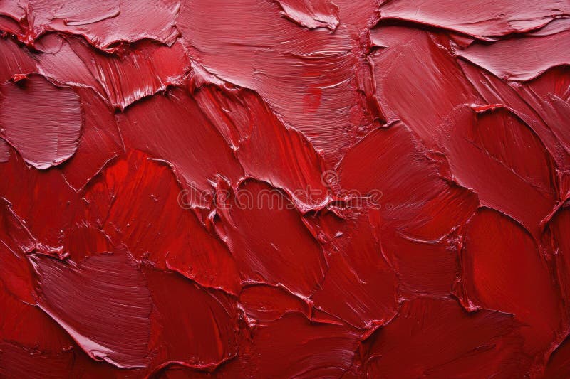 Vibrant Red Paint Background with Smooth Liquid Texture for Creative ...