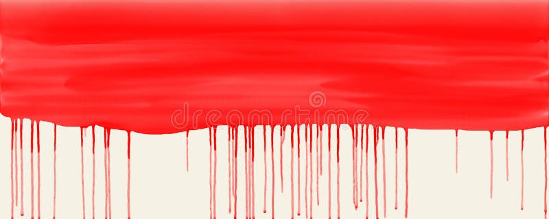 Red Paint Dripping Abstract Background Stock Image - Image of ...