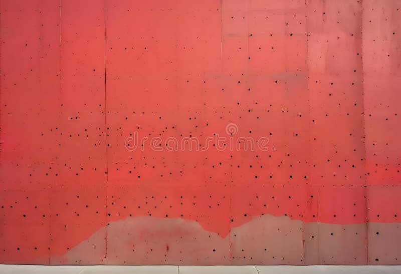 Bright Red-painted Iron Wall Background Image.AI Generated Stock ...