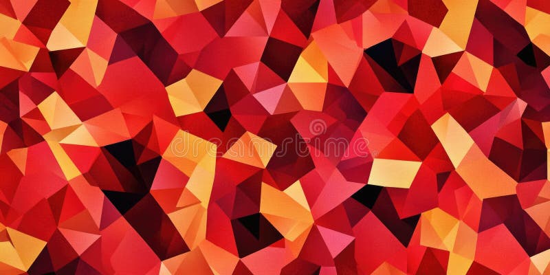 Vibrant Red Polygon Pattern Stock Image - Image of texture, trendy ...