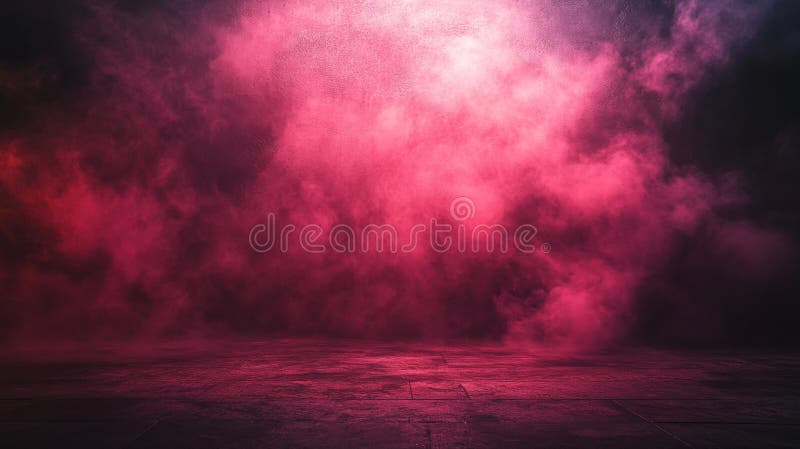 Vibrant Red Rugged Spotlight Stage Design, WWE-Style Sharp Background ...