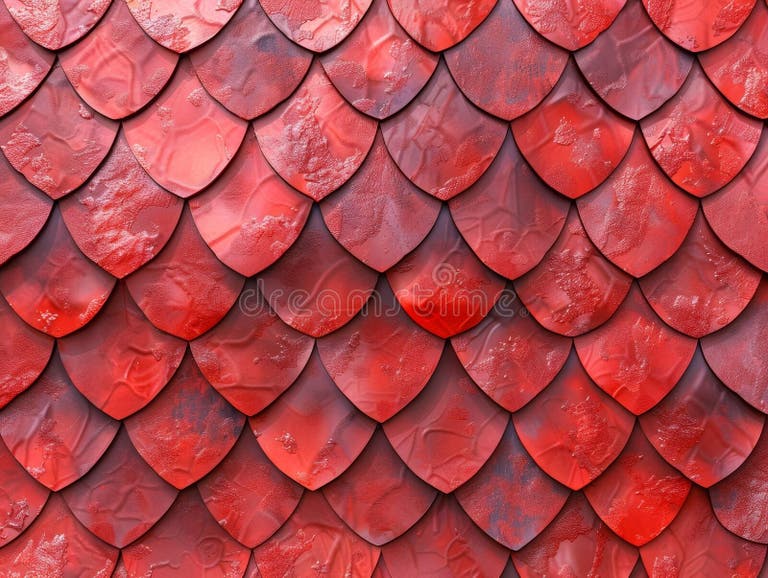 Vibrant red scales pattern stock illustration. Illustration of texture ...
