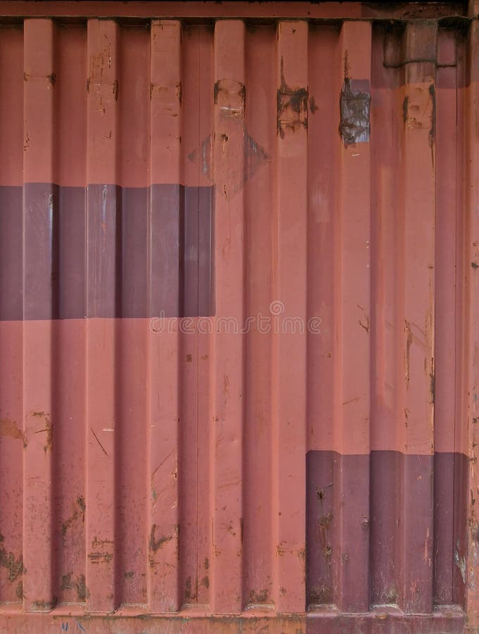 Vibrant Red Ship Container: a Texture Stock Image - Image of storage ...