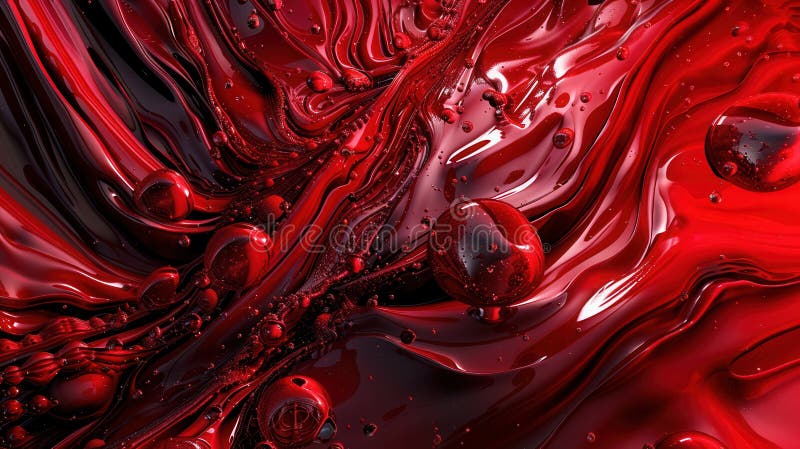 Vibrant Red X Splash. Abstract Geometric Pattern Stock Illustration ...