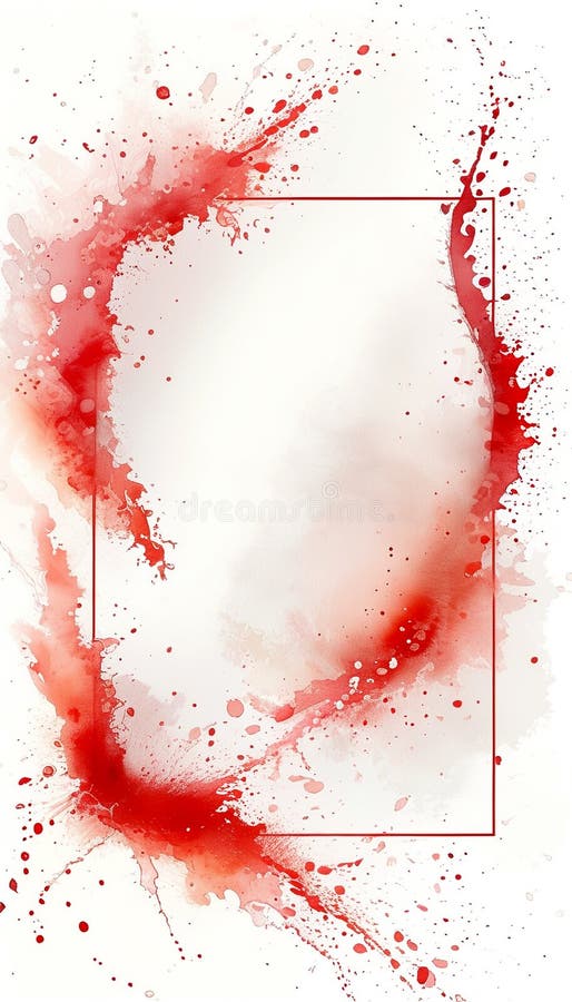 Vibrant Red Splash Design Creates an Artistic Backdrop for Creativity ...