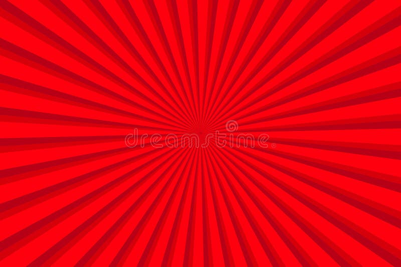 Vibrant Red Sunburst Pattern Background Stock Vector - Illustration of ...