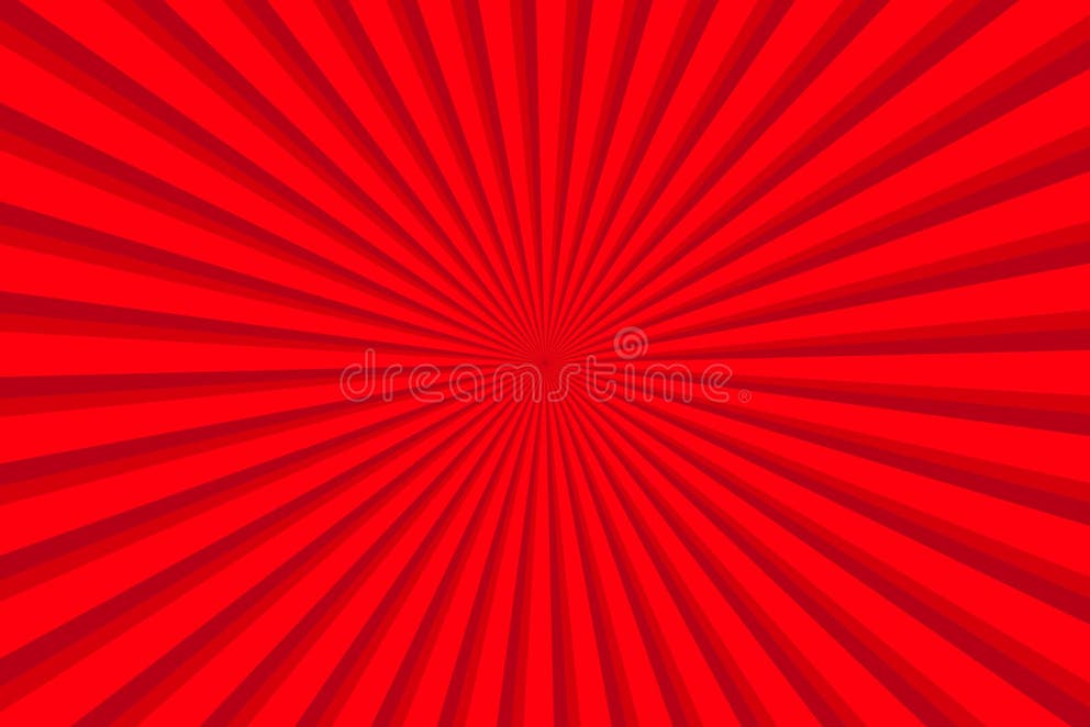 Vibrant Red Sunburst Pattern Background Stock Vector - Illustration of ...