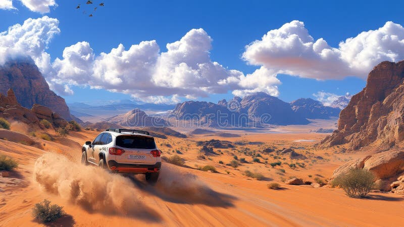 An Exciting Offroad Adventure Awaits You in a Stunning Desert Landscape ...