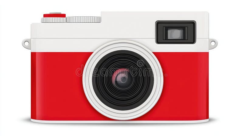 A Vibrant Red Vintage Camera Showcasing Its Classic Design and Modern ...