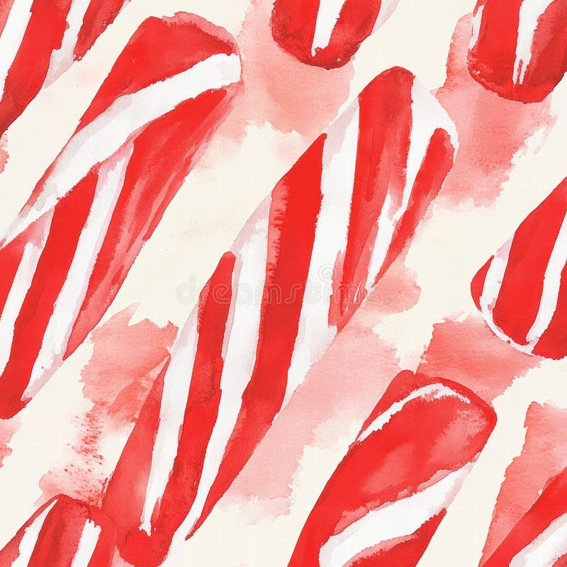 Vibrant Red and White Abstract Pattern Stock Illustration ...