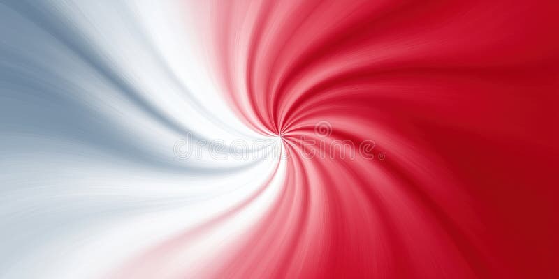 Abstract Red and White Swirl Pattern. Soft Spinning Background with ...