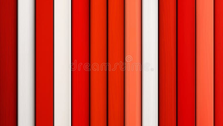 Vibrant Red and White Vertical Stripes Create Dynamic and Eye Catching ...