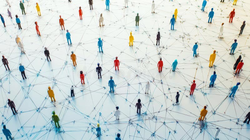 Vibrant Representation of Diversity and Community Symbolizing Human ...