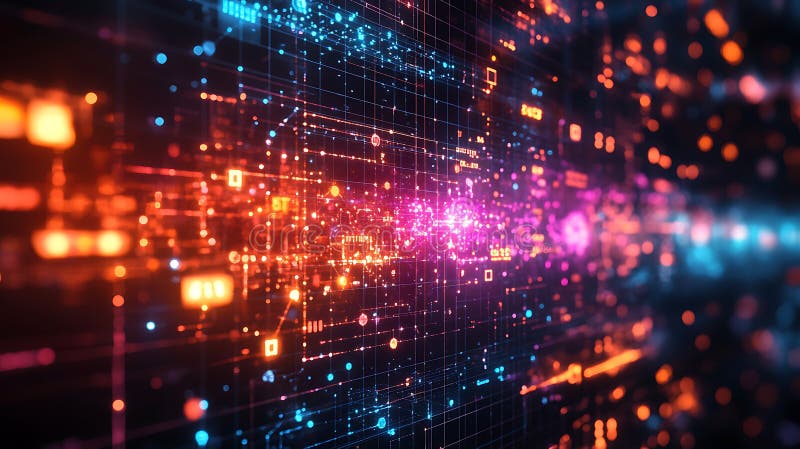 Vibrant Representation Periodic Table Elements Stock Illustration ...