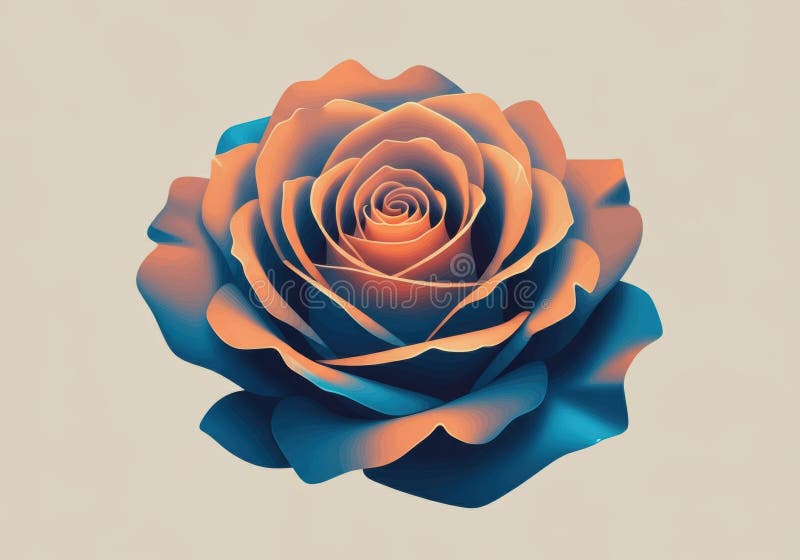 Vibrant Rose Gradient Orange Blue Hues Stock Photos - Free & Royalty ...