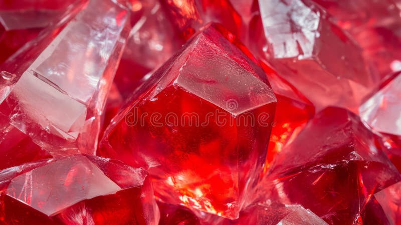 Vibrant Ruby Texture with Red Chaotic Arrangement for Design ...