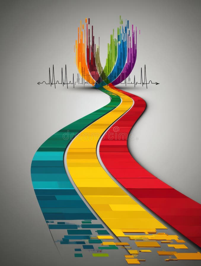 Colorful Running Track Shaped Like Infinity Symbol Showcases Heartbeat ...