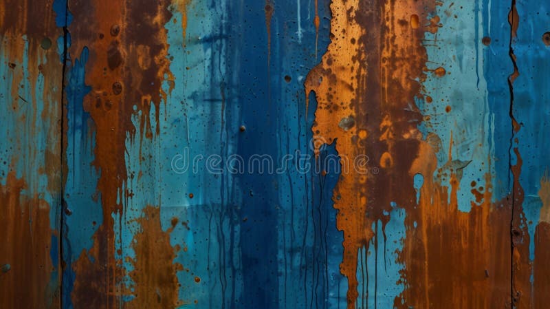 A Vibrant Rusty Metallic Surface with a Combination of Dark Blue and ... A Vibrant Rusty Metallic Surface with a Combination of Dark Blue and ...