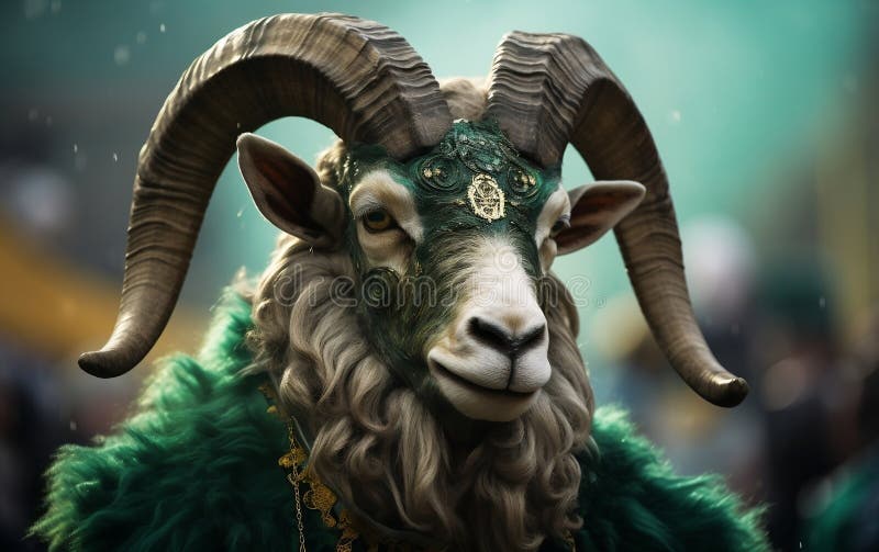 Vibrant Saint Patrick Day Parade Celebration. Generative AI Stock ...