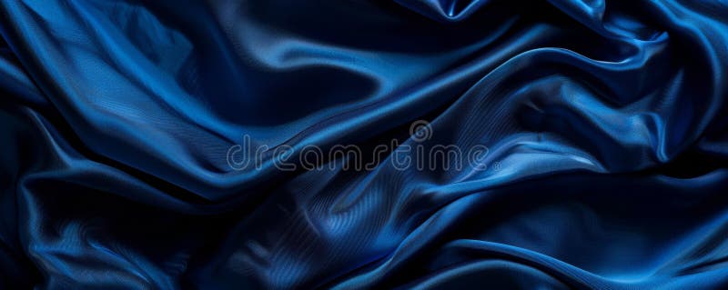 A Vibrant Sapphire Background with Subtle Textures of Fabric, Like Silk ...