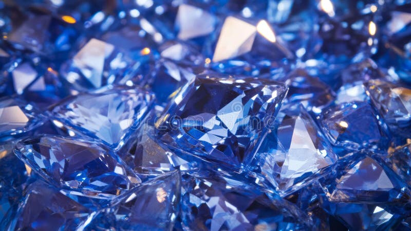 Vibrant Sapphire and Blue Crystal Texture for Elegant Background Design ...