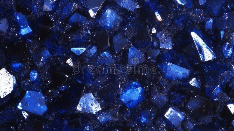 Vibrant Sapphire Texture with Water Droplets for Abstract Design Stock ...