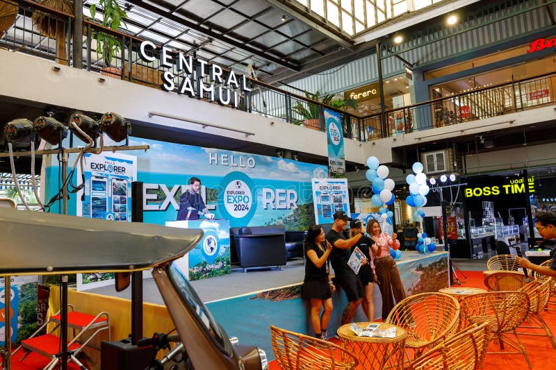 A Vibrant Scene at the Explorer Expo 2024 Event Held at Central Samui Editorial Image - Image of ...