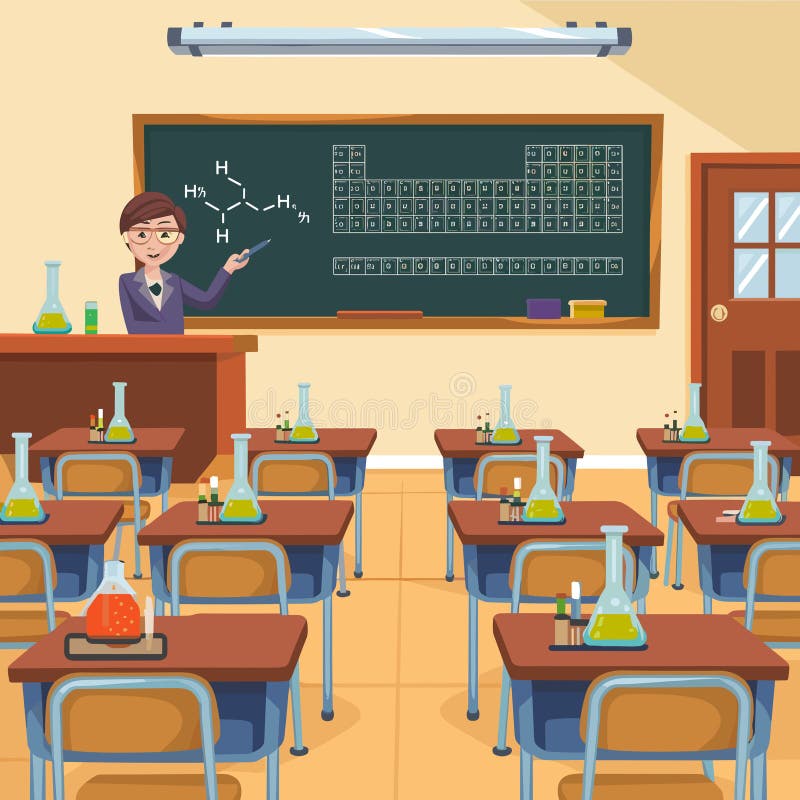 Drawing Classroom Furniture Equipment Stock Illustrations – 580 Drawing ...