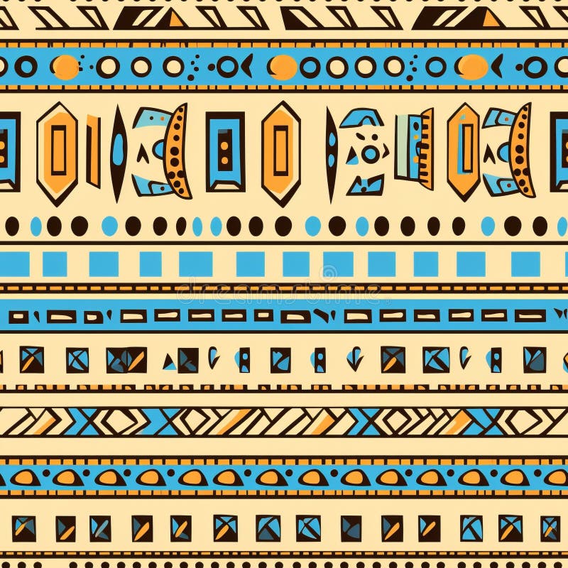 Vibrant Seamless Ethnic Pattern with Traditional Cultural Design for ...