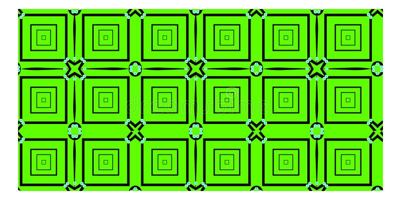 Vibrant Seamless Neon Pattern with Pink and Black Floral Elements Stock ...