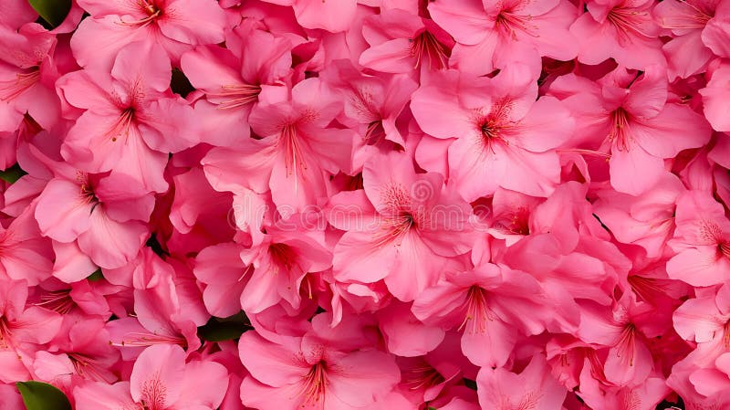Spring Azalea Floral Pattern in Bright Hues Stock Illustration ...