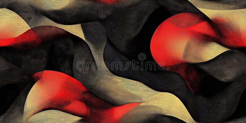 Vibrant Seamless Repeat Pattern with Dynamic Shapes and Contrasting ...