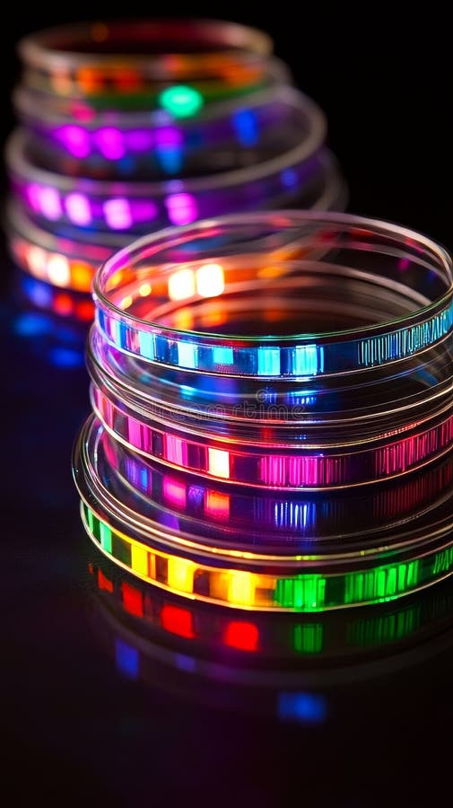 Vibrant, See-through Rings Form a Lively Spectacle, Casting Light in a ...