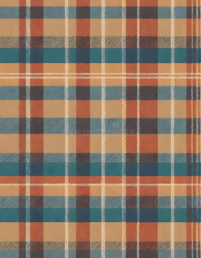 Vibrant Shepherd S Check Pattern with Bright Stripes, Generative AI ...