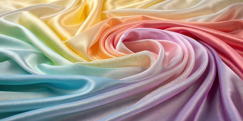 Colorful Silky Gradients Create a Mesmerizing Abstract Pattern ...