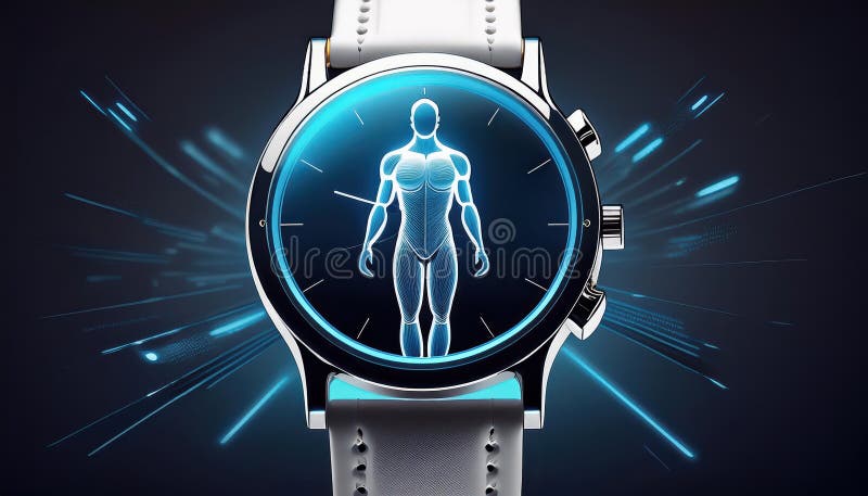 Vibrant Smartwatch Wallpaper Modern Device Elegantly Showcasing Body ...