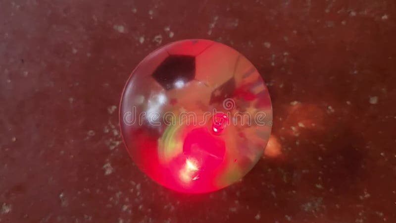 Vibrant Soccer Ball with Captivating Light Effects. Stock Footage ...